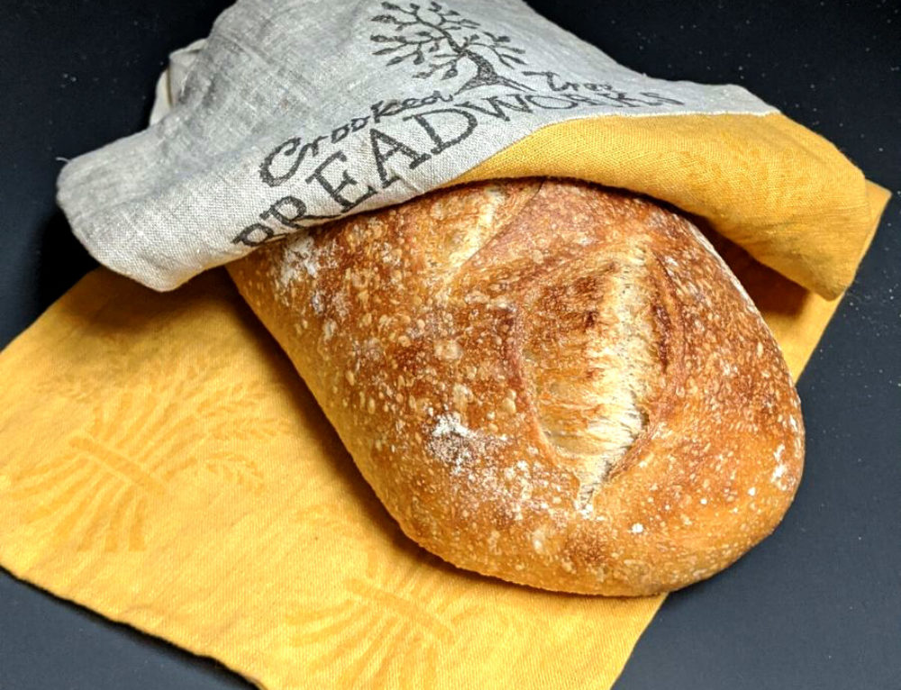 Crusty Rustic Loaf Recipe - Crooked Tree Breadworks